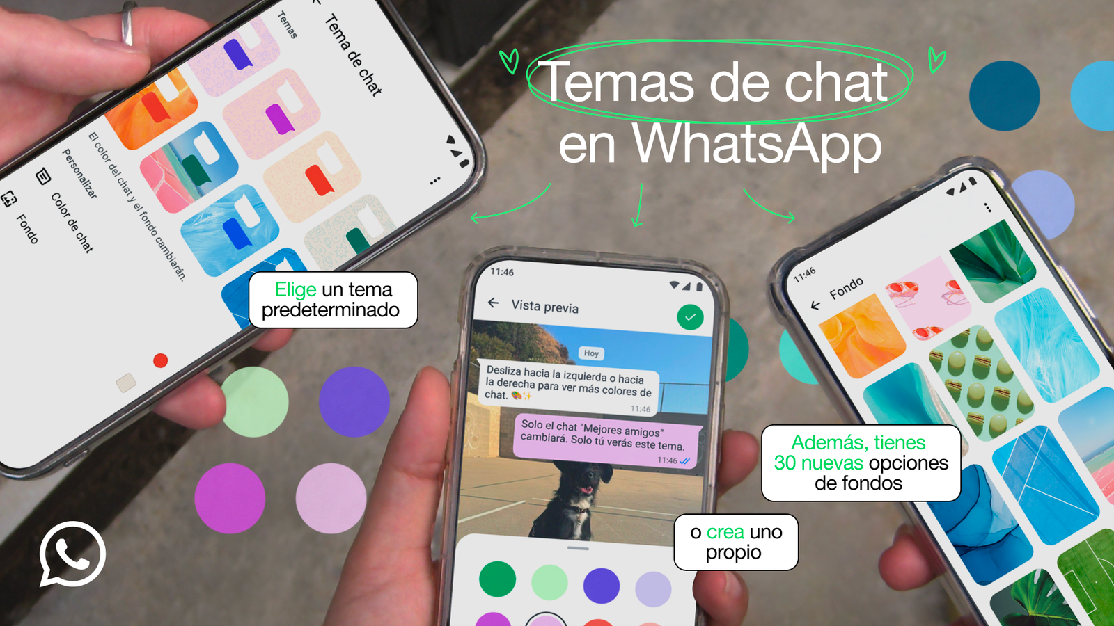 WhatsApp lanza oficialmente los Temas de chat: más color y ...