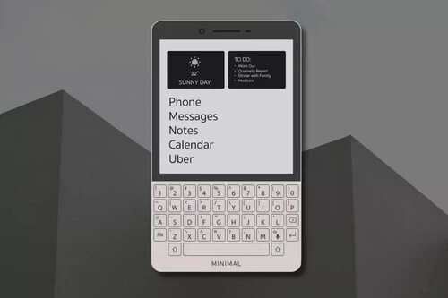 Minimal Phone, el Android con pantalla e-ink y teclado QWERTY: ideal ...