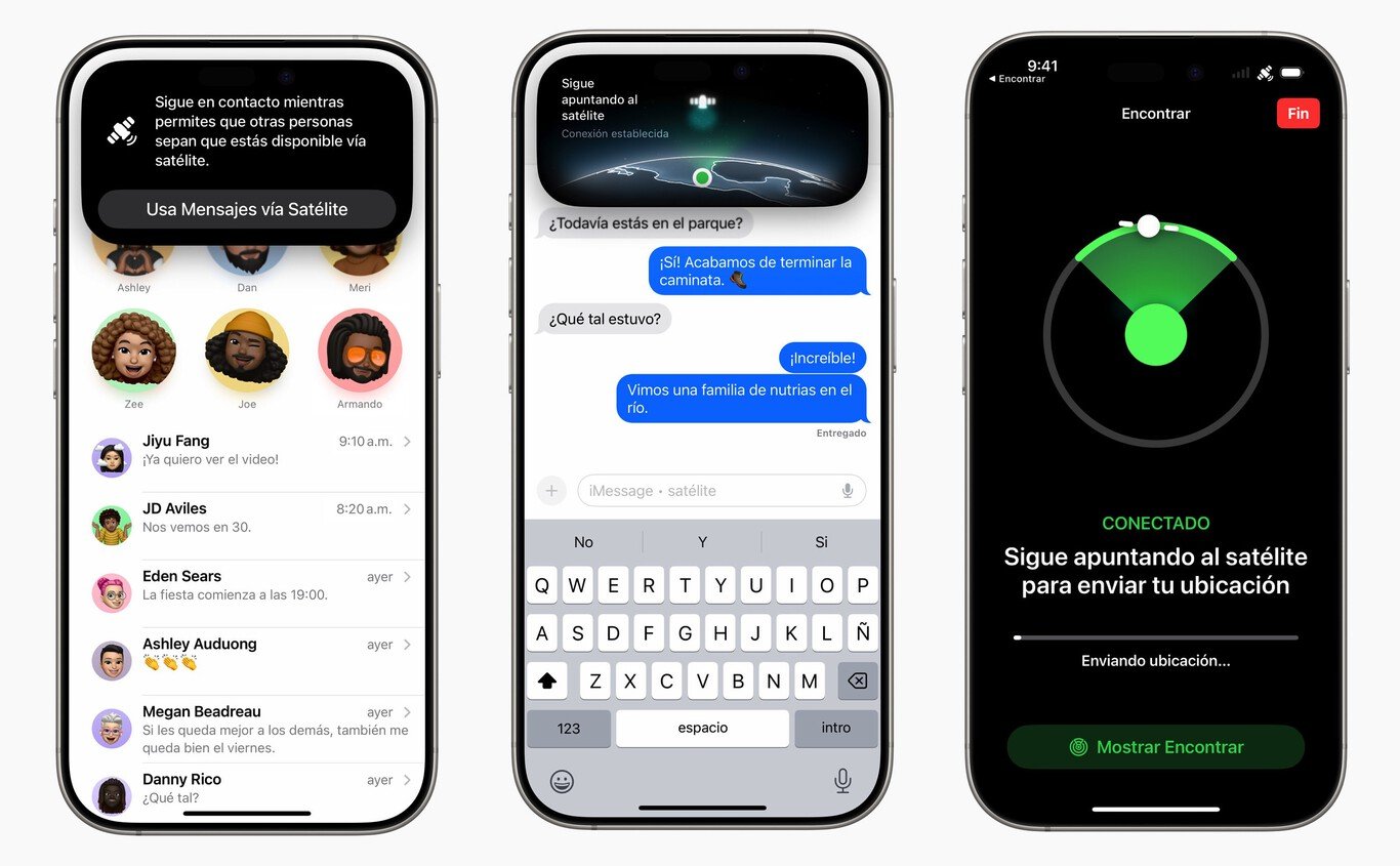 Apple activa la comunicación vía satélite para iPhone en México ...